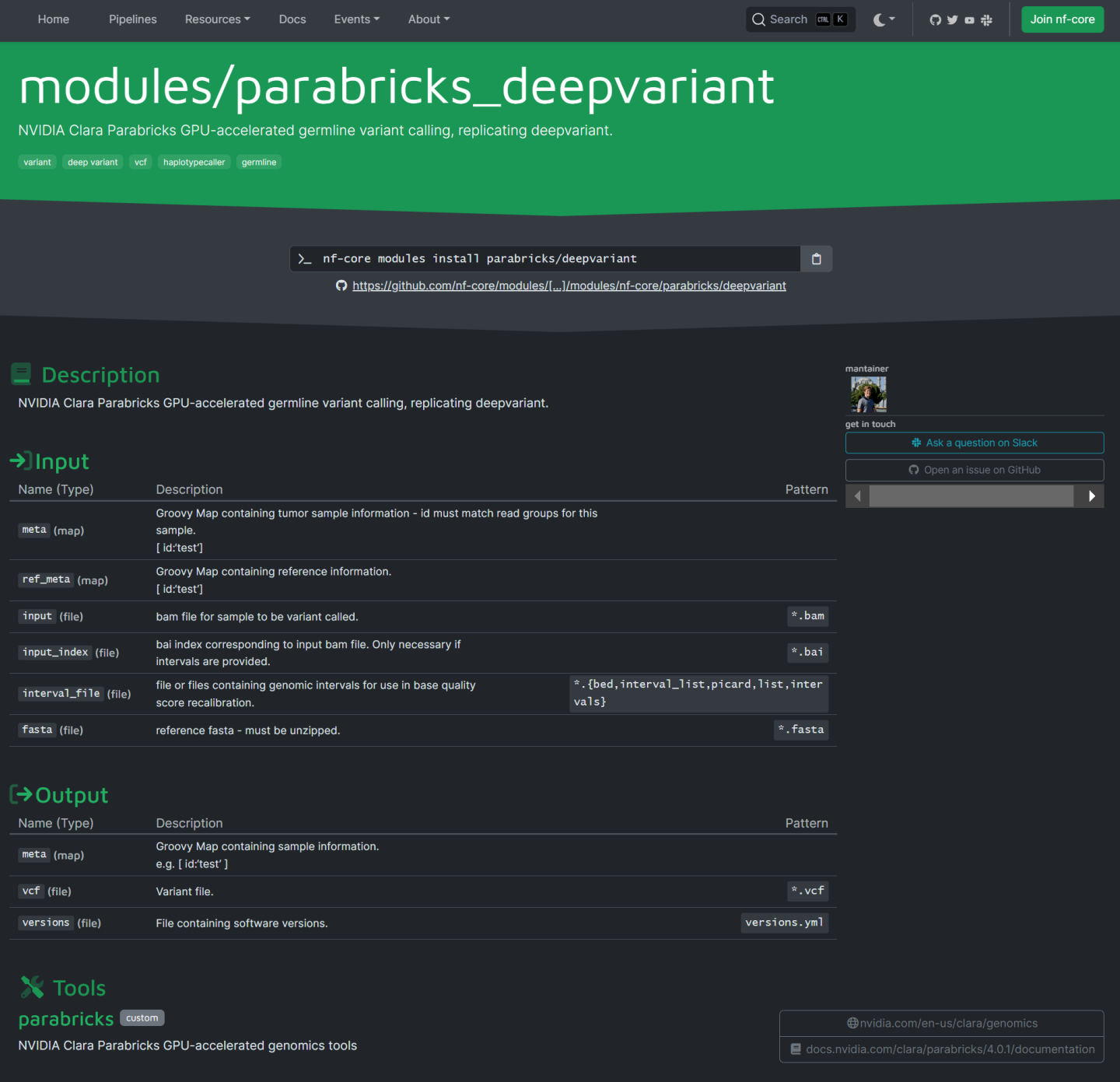 Running Nvidia Parabricks On Nf Core Nvidia Docs